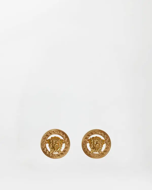 Versace Medusa '95 Stud Earrings - Light Gold