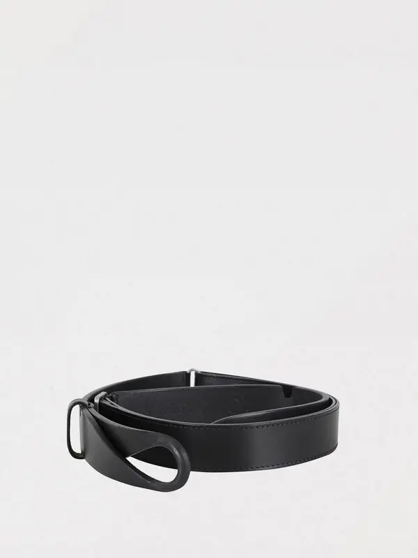 ORTIGNI Leather Belt - Black