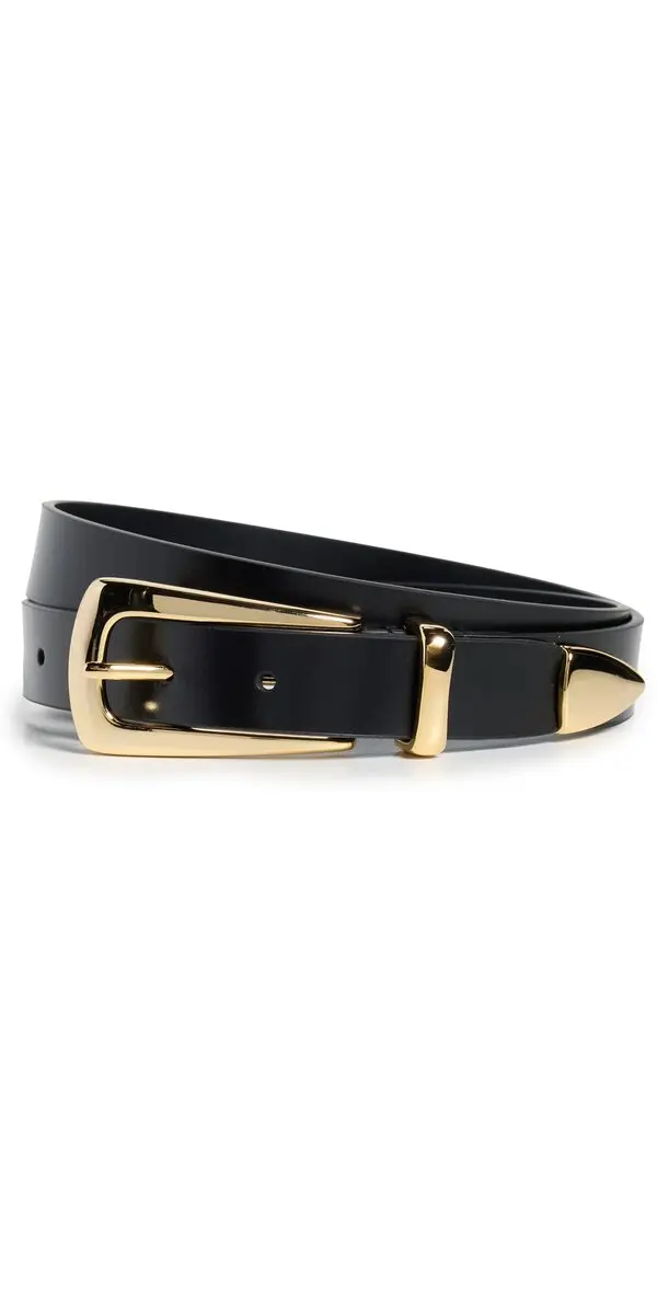 FAVORITE DAUGHTER Statement Belt - Black/gold