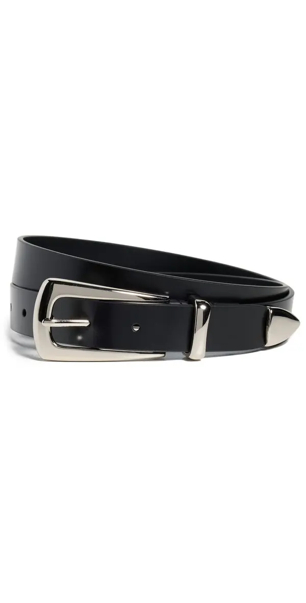 FAVORITE DAUGHTER Statement Belt - Black/nickel