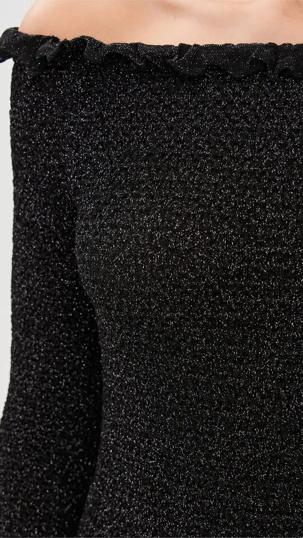 Altuzarra Polly Metallic Knit Dress In Black - 80% Off | Editorialist