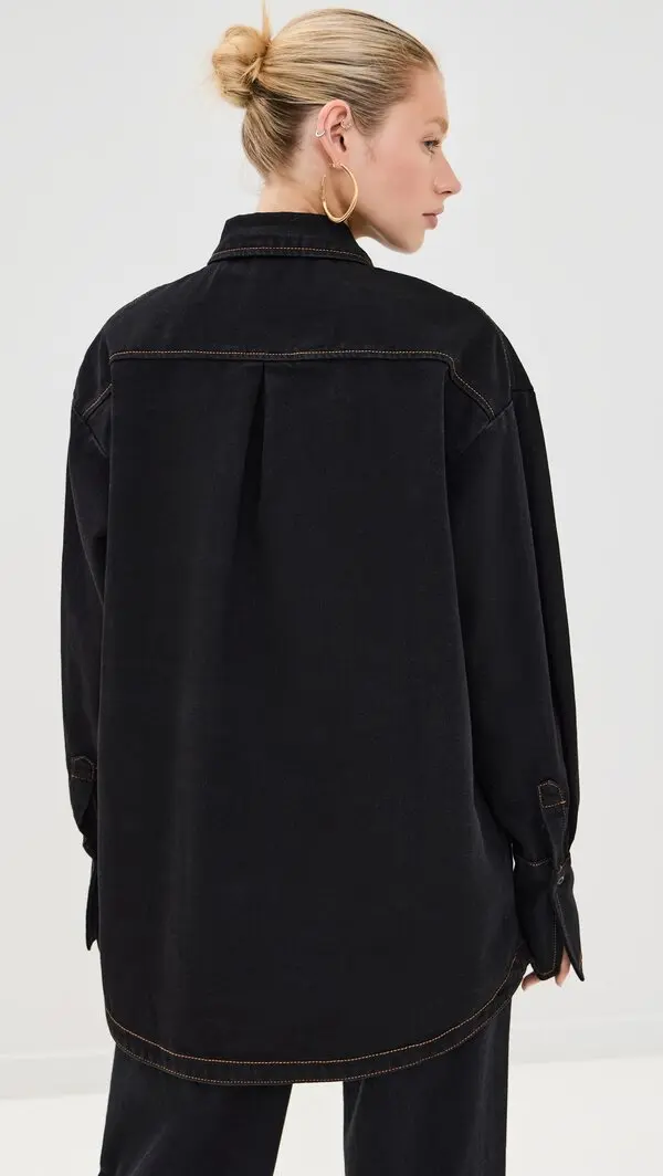 Lioness Off Duty Denim Shirt - Onyx Denim