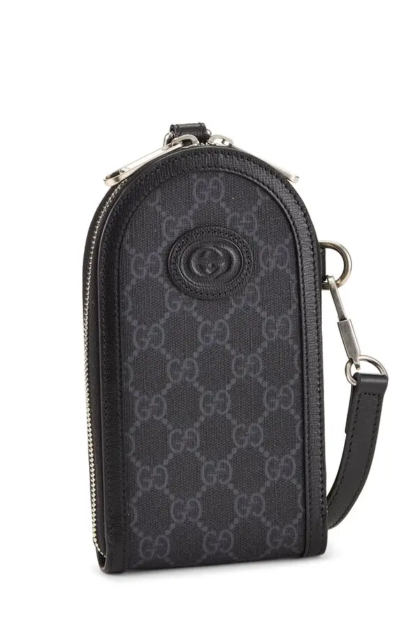 Gucci Gg Supreme Canvas Interlocking Gg Crossbody