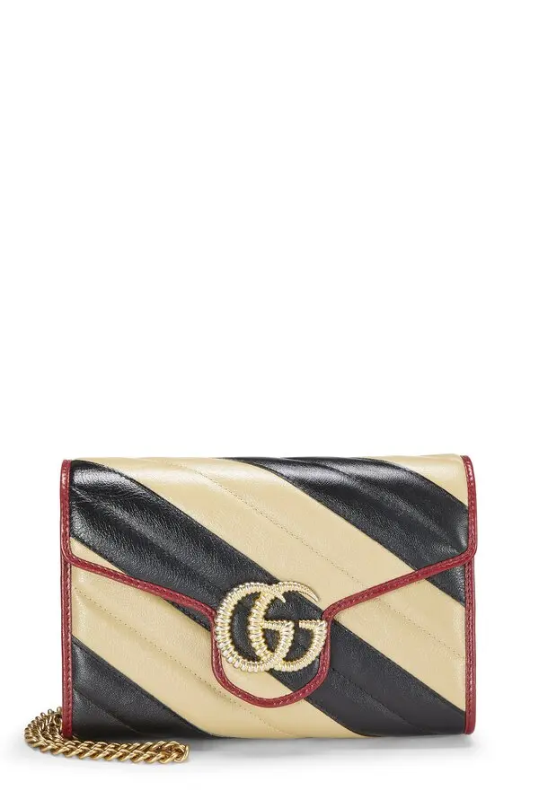 Gucci Leather Torchons Marmont Crossbody Bag