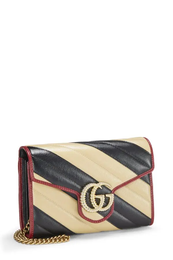 Gucci Leather Torchons Marmont Crossbody Bag