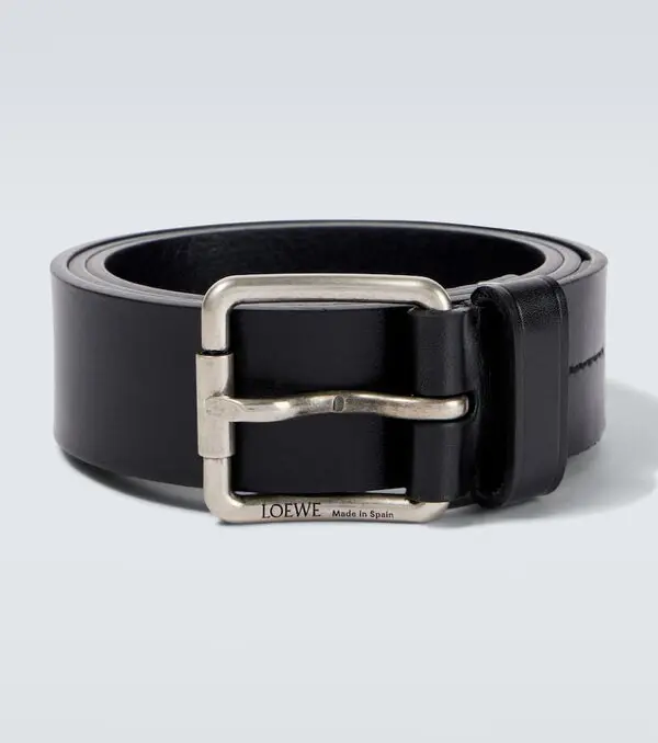 Loewe Leather Belt - Black