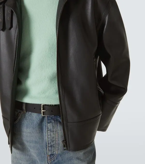 Loewe Leather Belt - Black