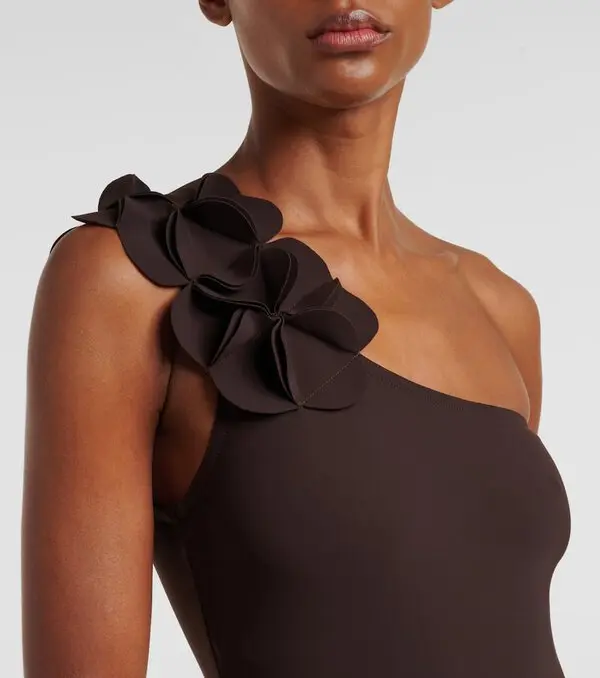 KARLA COLLETTO Tess Floral One-shoulder Swimsuit