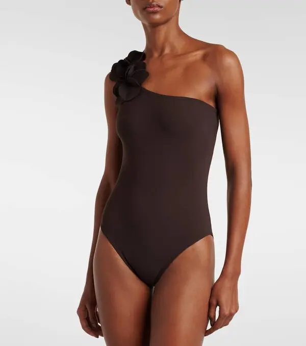 KARLA COLLETTO Tess Floral One-shoulder Swimsuit