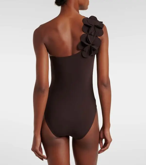 KARLA COLLETTO Tess Floral One-shoulder Swimsuit