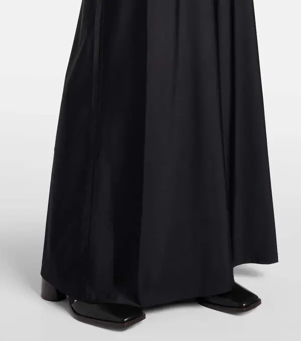 MARINE SERRE Draped Jersey Maxi Dress