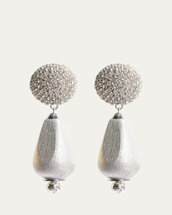 SAULE LABEL Dalia Drop Earrings - Gilded Silver