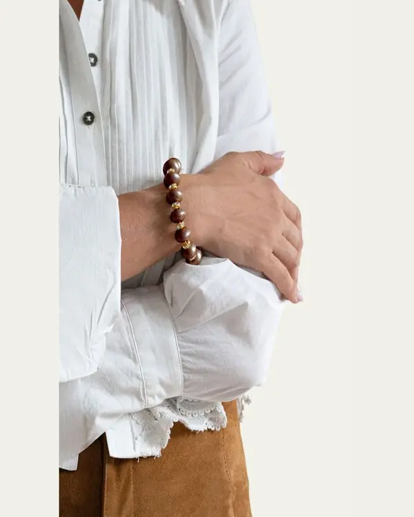 SAULÉ Saule Label Mika Bracelet - Chocolate Cherry