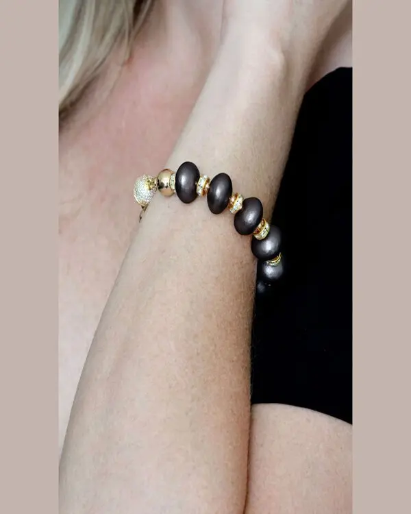SAULÉ Saule Label Mika Bracelet - Black Coral