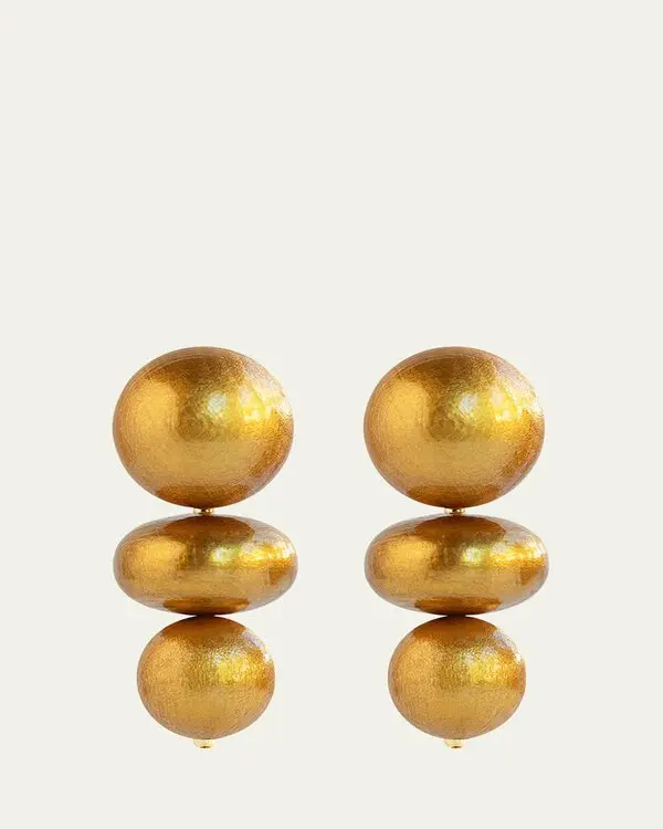 SAULE LABEL Nola Earrings - Golden Saffron