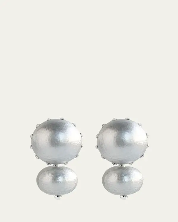 SAULE LABEL Livia Drop Earrings - Cloudy Sky