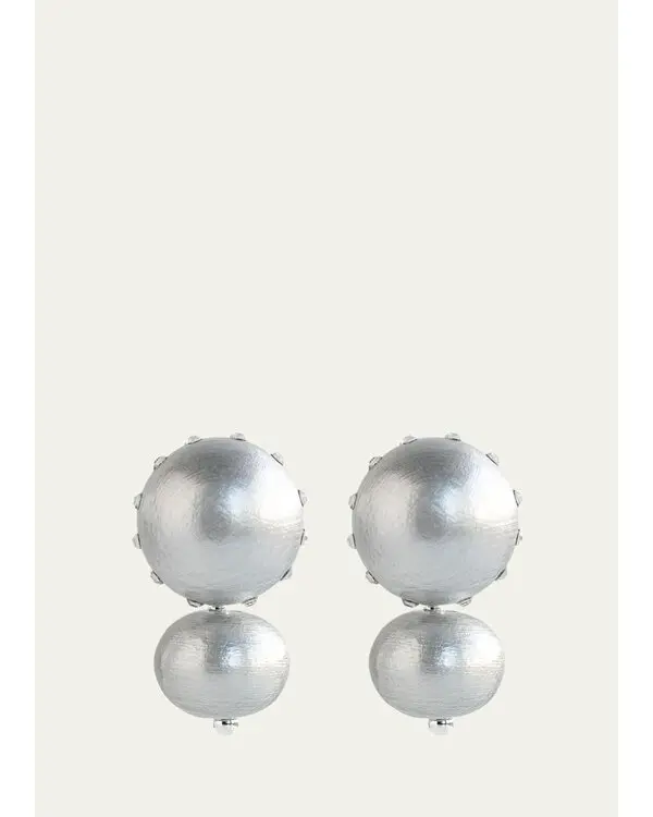 SAULÉ Saule Label Livia Drop Earrings - Cloudy Sky