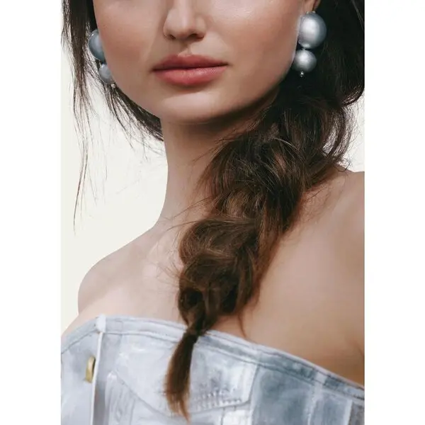 SAULÉ Saule Label Livia Drop Earrings - Cloudy Sky
