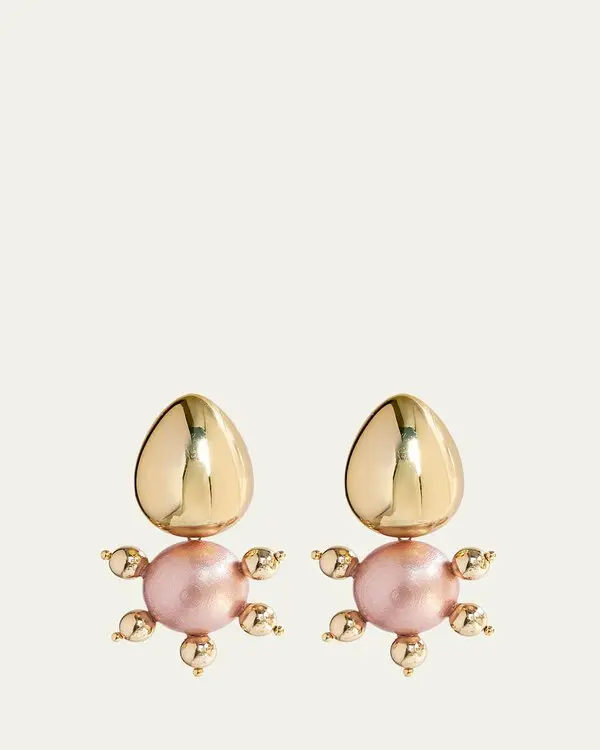 SAULE LABEL Tulia Earrings - Noble Blush