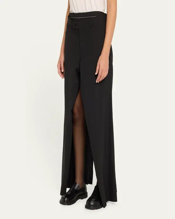 HODAKOVA Double Suit Tapered Wool Pants
