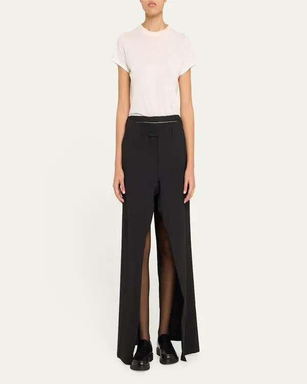 HODAKOVA Double Suit Tapered Wool Pants