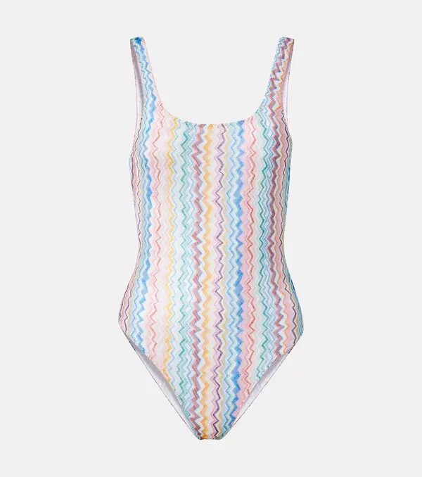 Missoni Zigzag One-piece Swimsuit - Multicoloured