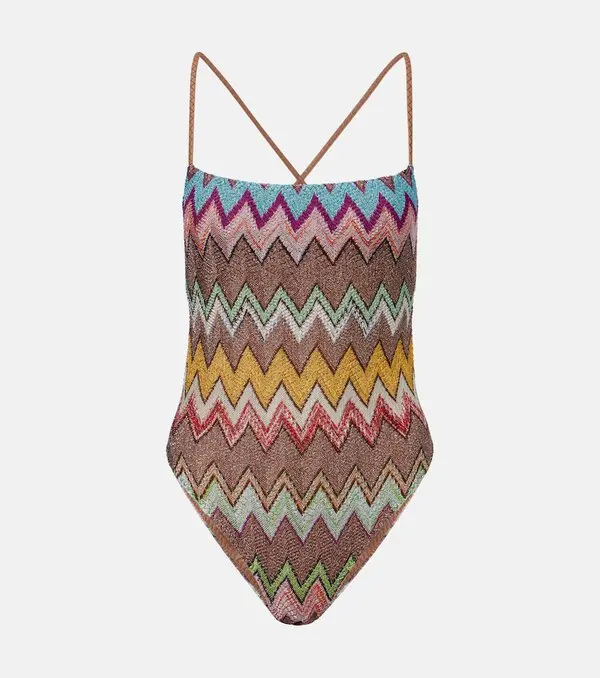 Missoni Zigzag One-piece Swimsuit - Multicoloured