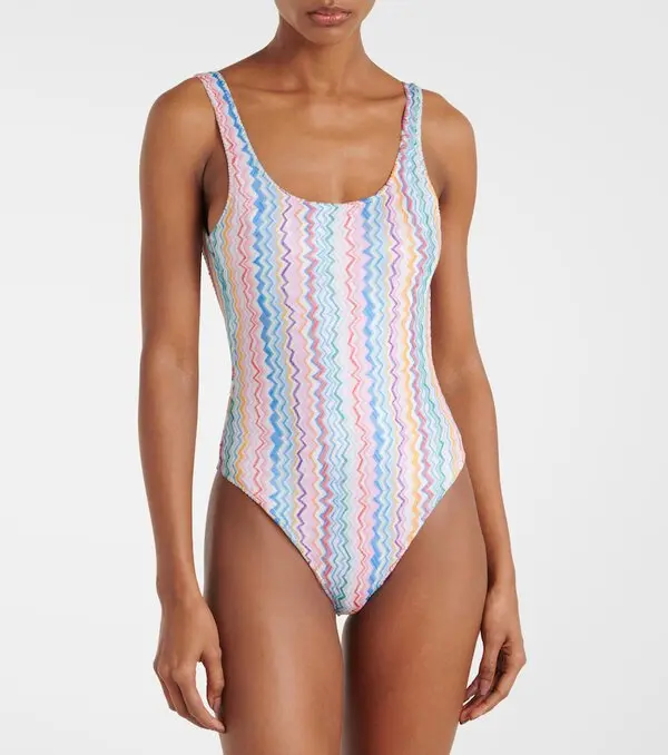 Missoni Zigzag One-piece Swimsuit - Multicoloured