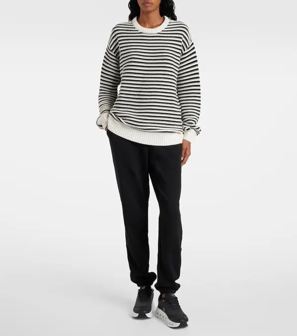 The Upside Blake Cotton Terry Sweatpants - Black