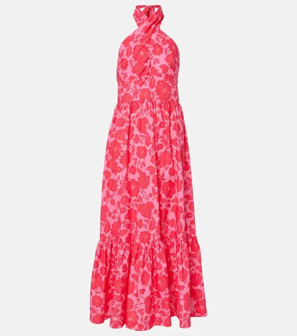 Heidi Klein Fairhaven Floral Maxi Dress - Pink