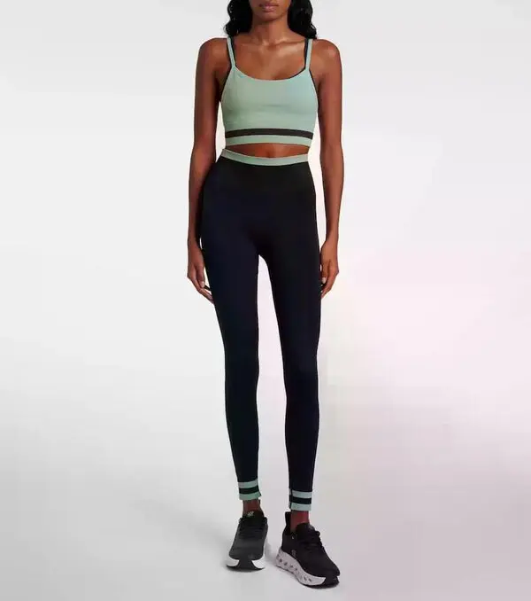 The Upside Form Seamless Mid-rise Leggings - Blue
