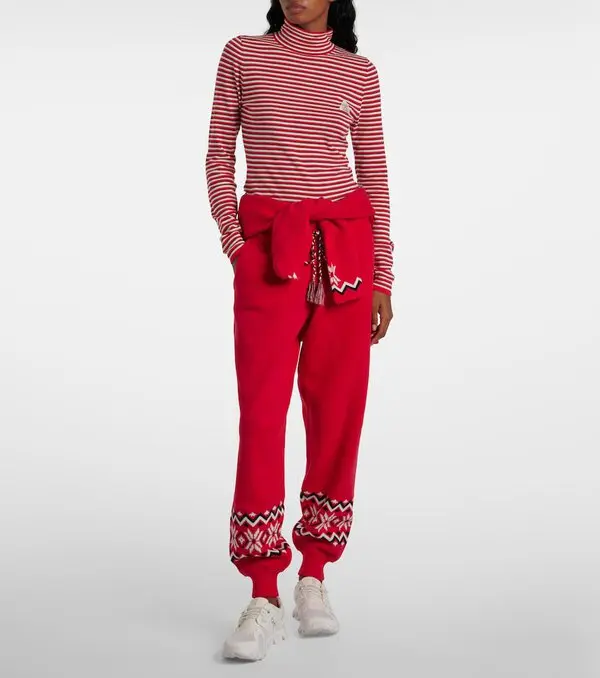 The Upside Raie Striped Turtleneck Top