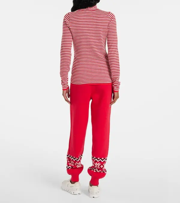 The Upside Raie Striped Turtleneck Top