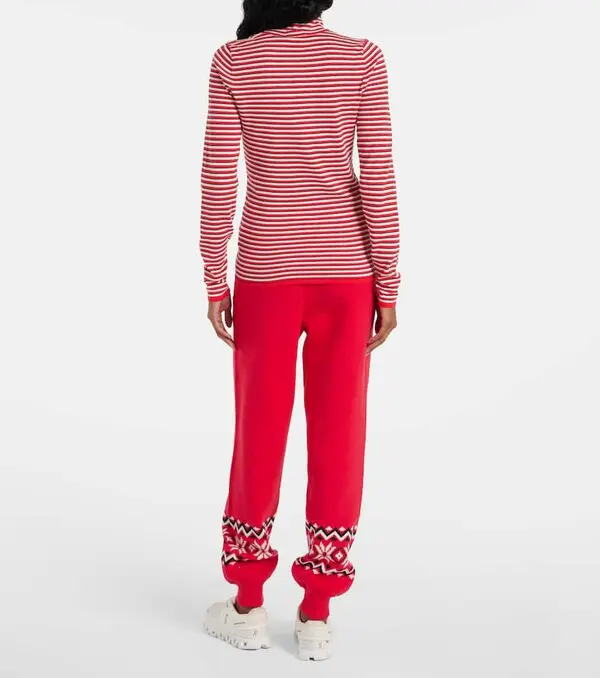 The Upside Raie Striped Turtleneck Top