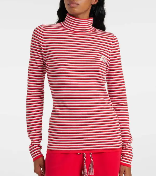 The Upside Raie Striped Turtleneck Top