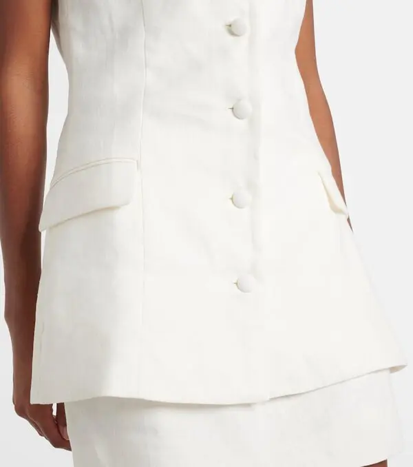 Faithfull The Brand Jane Linen Vest