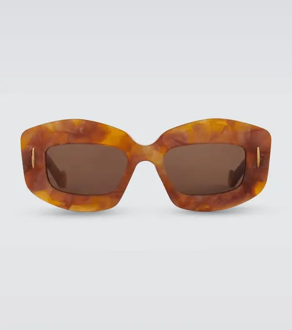 Loewe Anagram Square Sunglasses - Brown