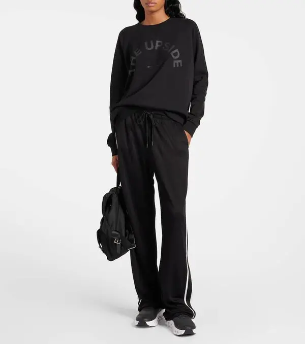 The Upside Newport Cotton Terry Sweatshirt - Black