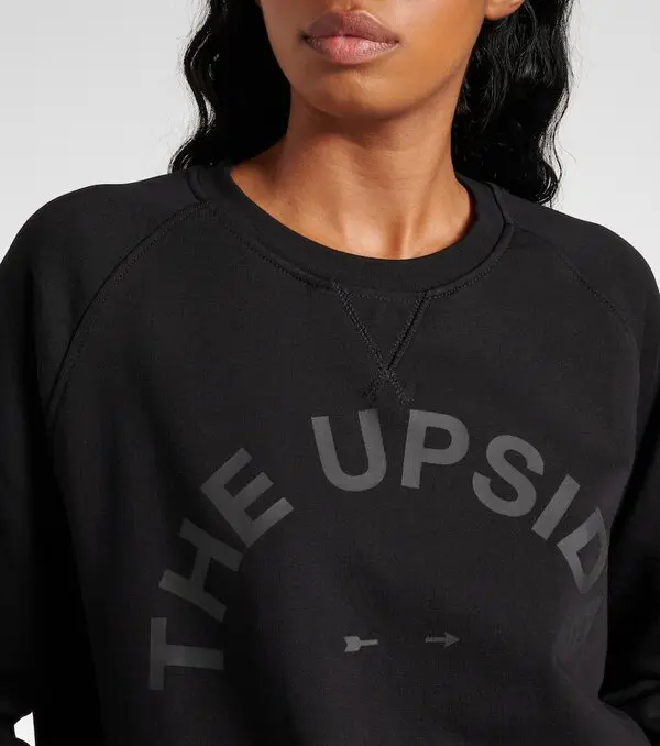 The Upside Newport Cotton Terry Sweatshirt - Black