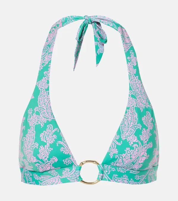 Heidi Klein Santa Rosa Paisley Bikini Top - Multicoloured