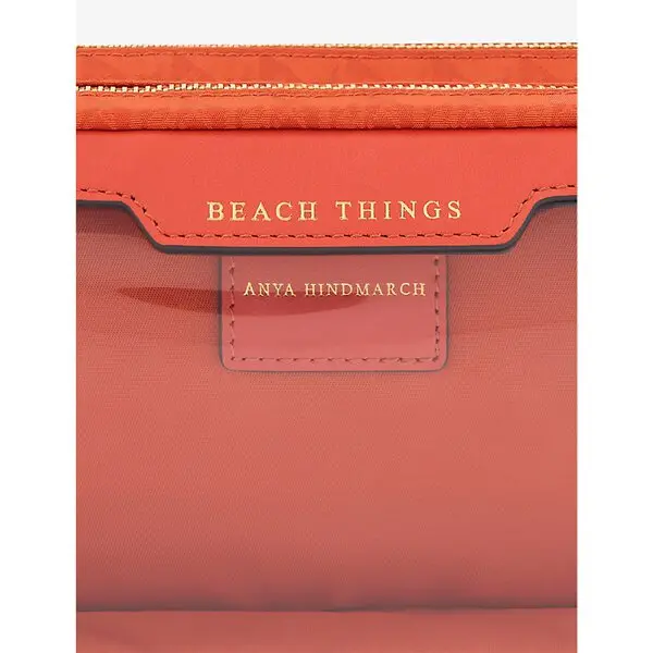 ANYA HINDMARCH Logo-jacquard Nylon Pouch