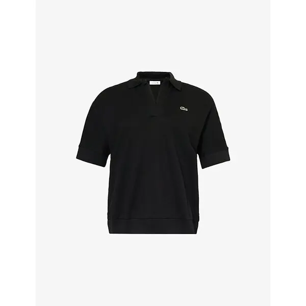 Lacoste Logo-patch Short-sleeve Stretch-pique Polo Shirt