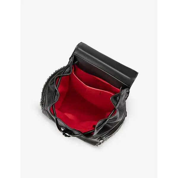 CHRISTIAN LOUBOUTIN Spike-embellished Leather Backpack