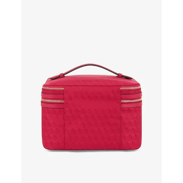 ANYA HINDMARCH Logo-embossed Nylon Vanity Kit - Magenta