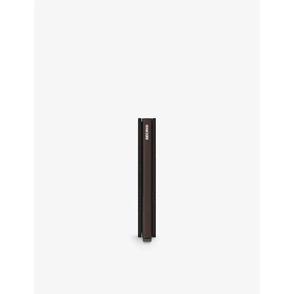 SECRID Slimwallet Original Leather Cardholder - Black-brown
