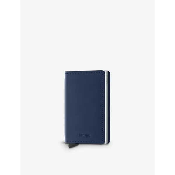 SECRID Slimwallet Original Leather Cardholder - Navy