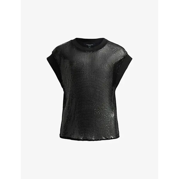 ALLSAINTS Shane Chain Mail Top