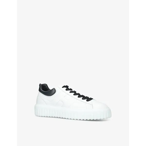 Hogan H-stripes Branded Leather Low-top Trainers