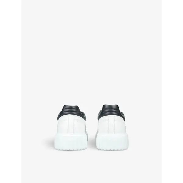 Hogan H-stripes Branded Leather Low-top Trainers