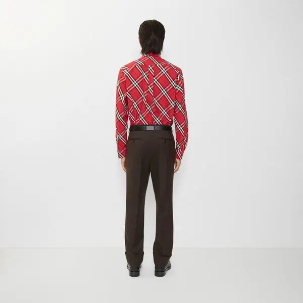 Burberry Relaxed Fit Check Cotton Shirt